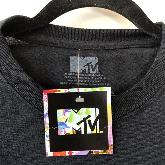 MTV | Tops | Mtv Graphic Tshirt Crewneck Short Sleeve Black I Want My ...